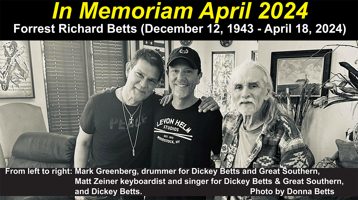Dickey Betts - SFL Music Magazine